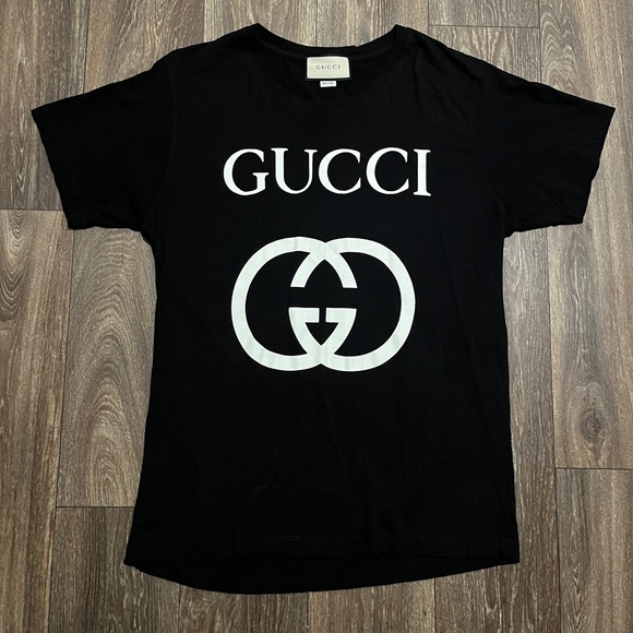 Gucci | Shirts | Gucci Interlocking G Logo Print Tshirt | Poshmark